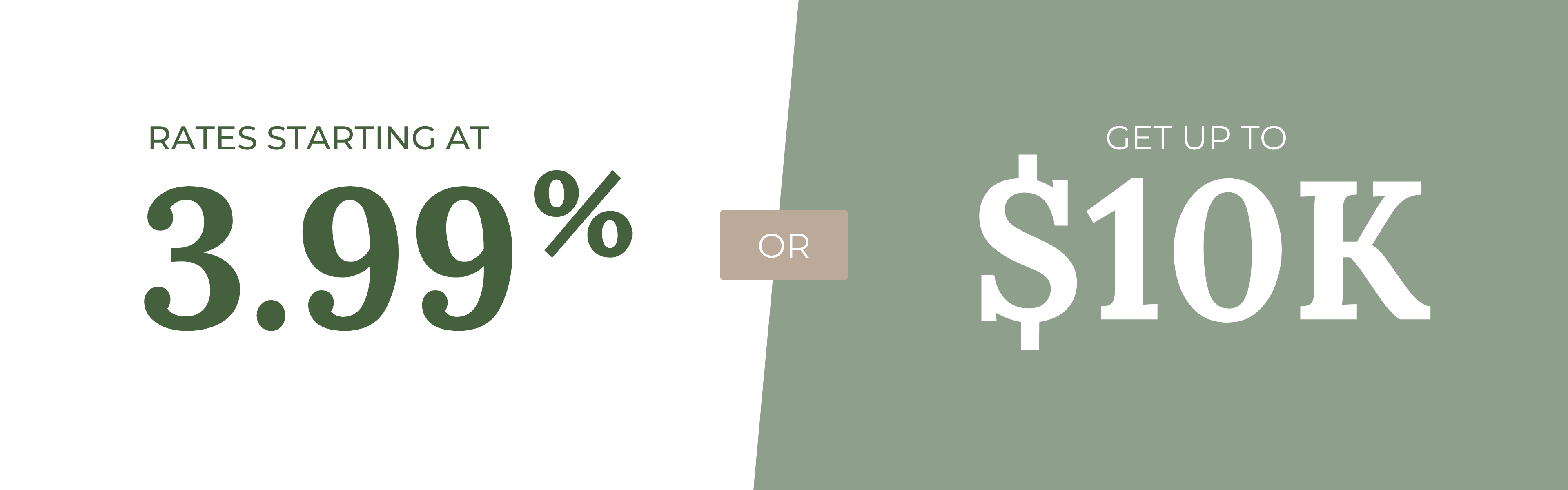 Rates starting at 3.99% or Up to $10,000 in Cash, Terms and Conditions ...